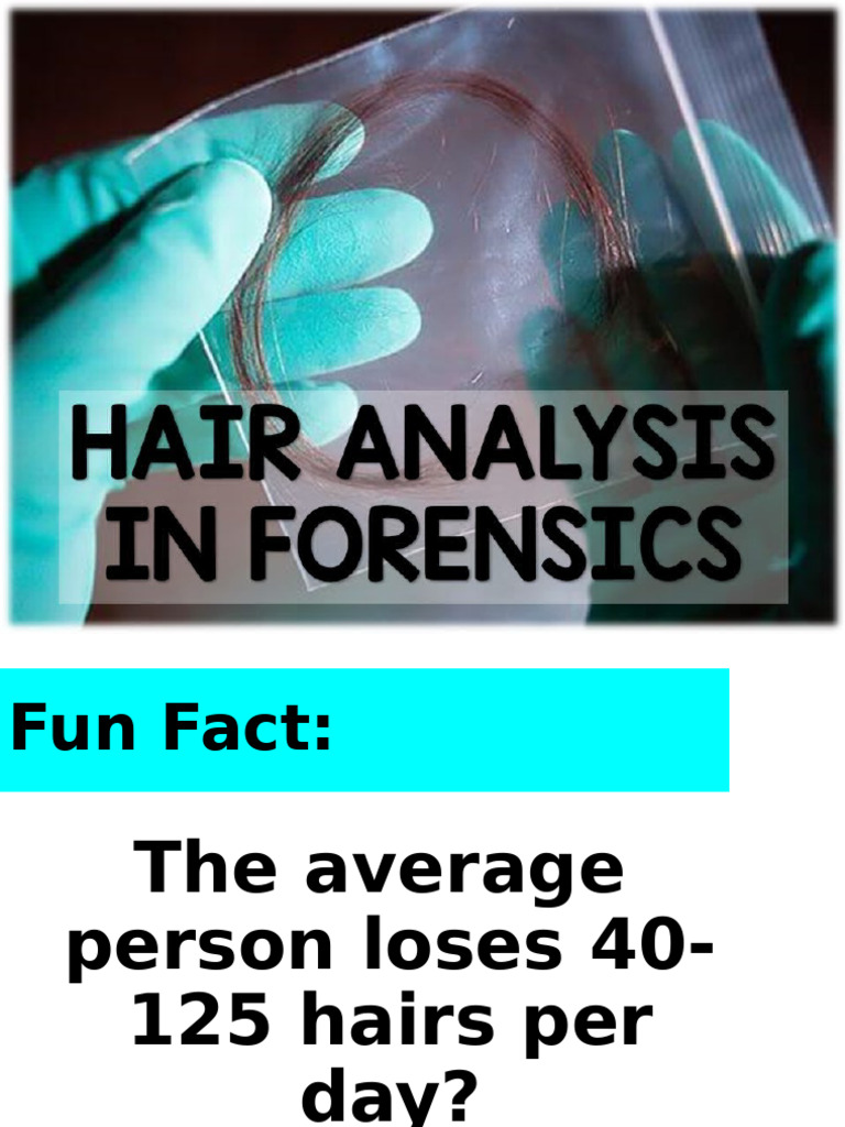 Hair Analysis in Forensics-Lesson 1 | PDF | Hair