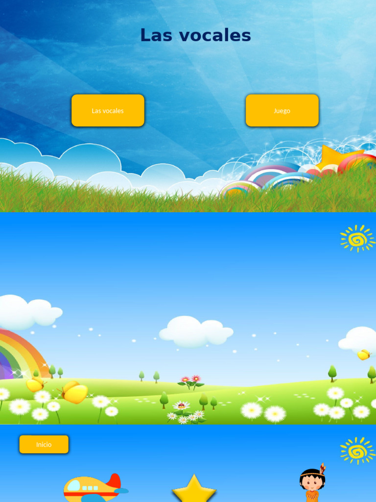 Juego Vocales Interactivas Version 2 | PDF