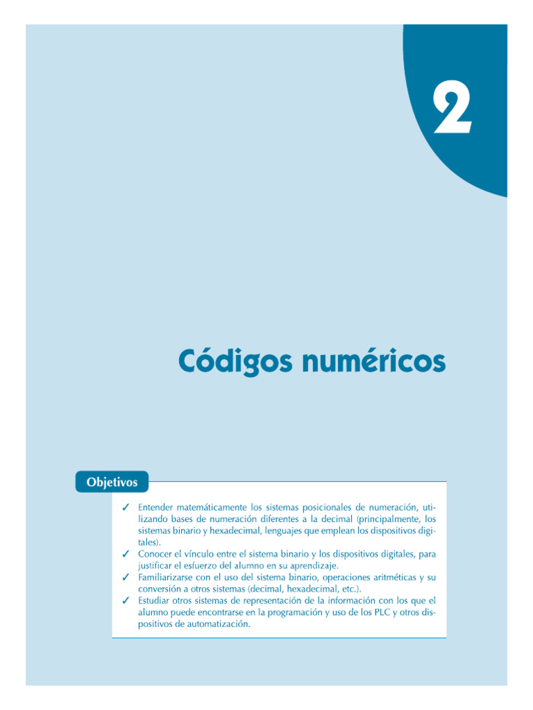 Tema - Códigos Numéricos | PDF