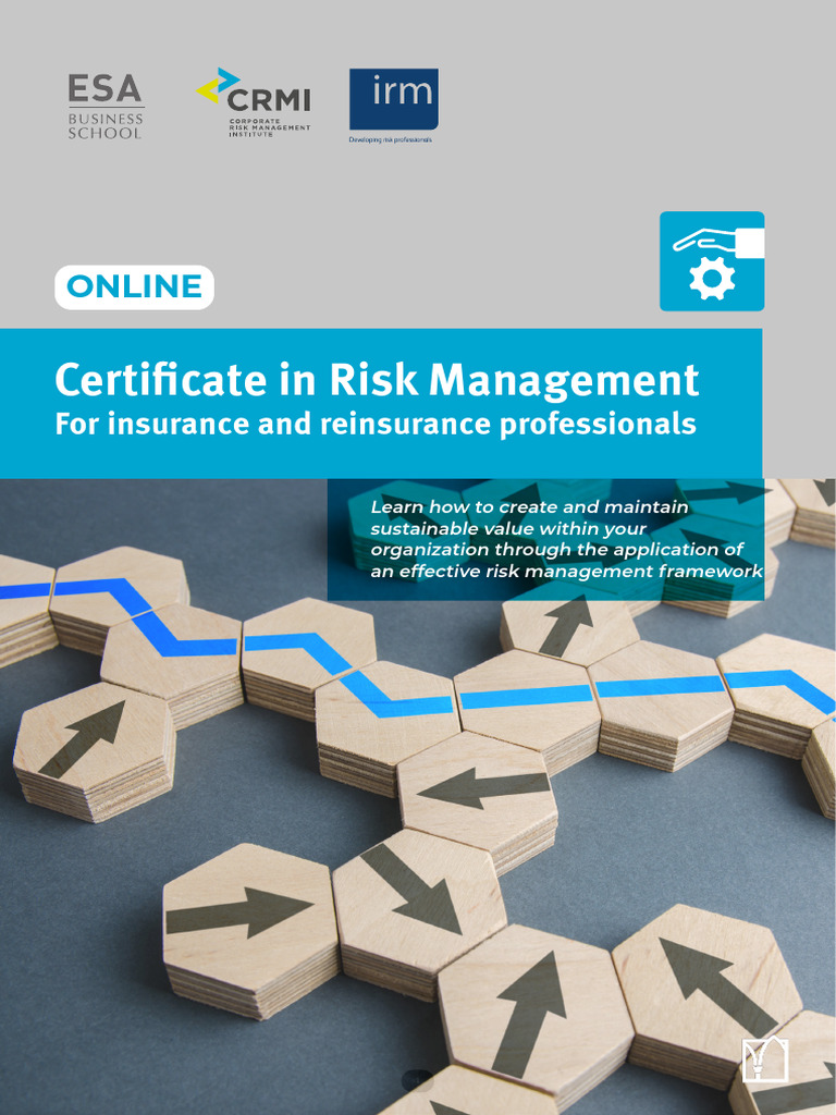 ESA Risk Management Certificate Program | PDF | Risk | Risk Management