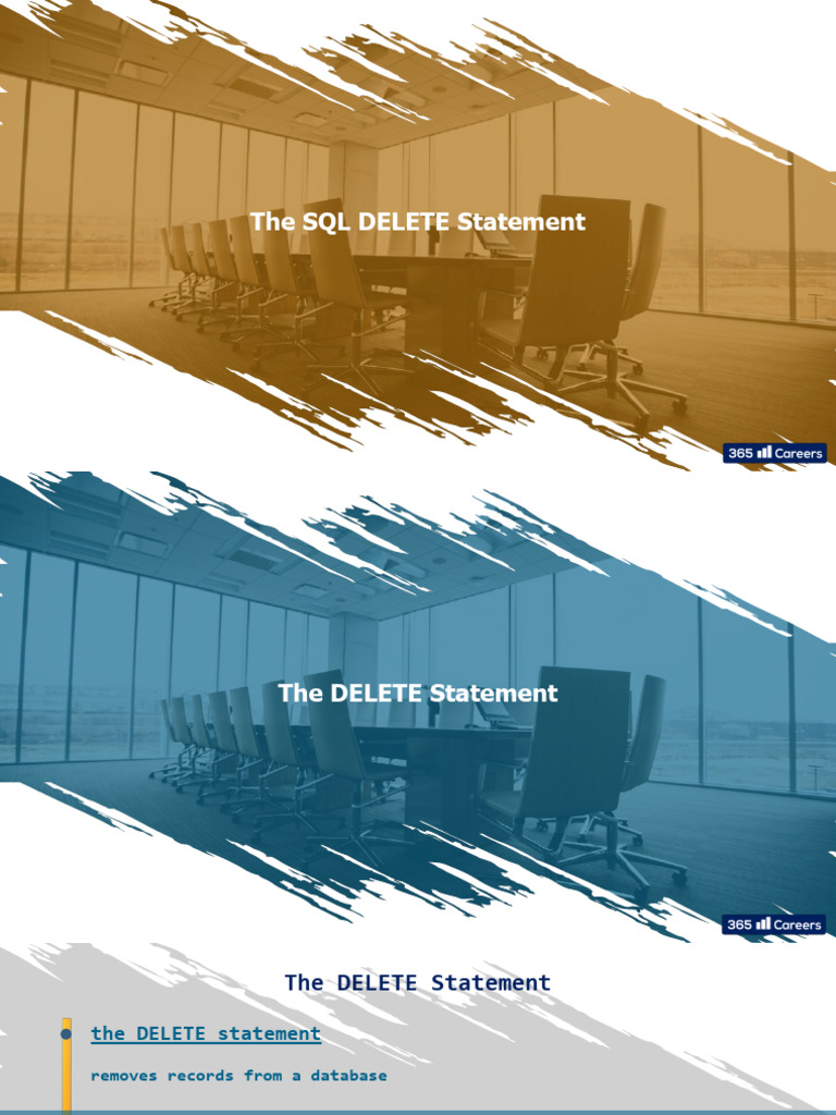 Understanding SQL DELETE Statement | PDF