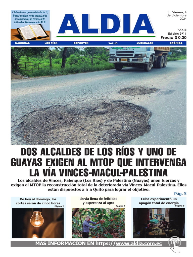 Edición ALDIA 6-12-2024 | PDF | Ecuador