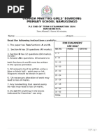 PLE 2024 Mathematics Exam Paper | PDF