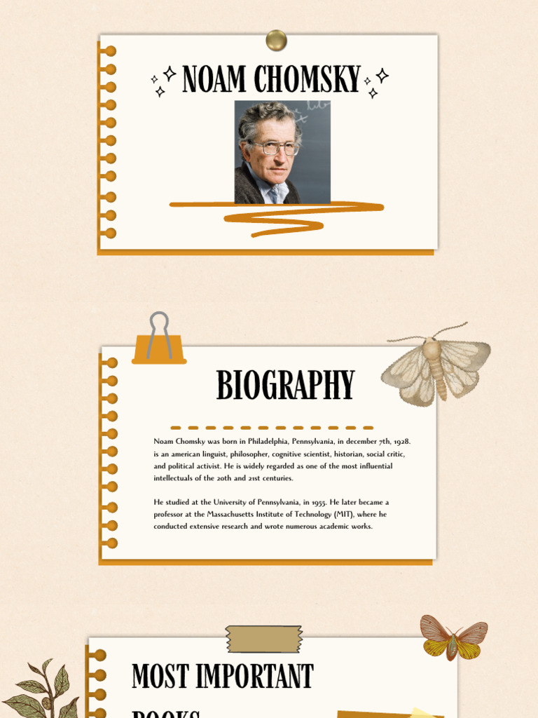 Presentación Noam Chomsky Pdf