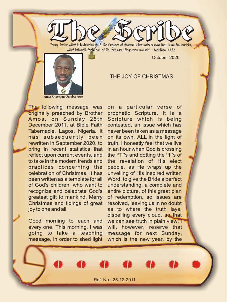 The Joy of Christmas Message | PDF | Christmas | Jesus