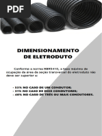 Tabela de Dimensionamento de Eletroduto | PDF | Eletricidade | Eletricista