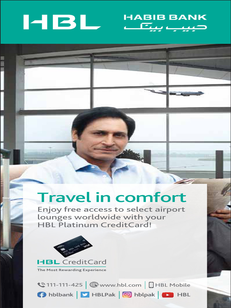 HBL Platinum Card Airport Lounge Access | PDF | Airport Lounge | Credit ...