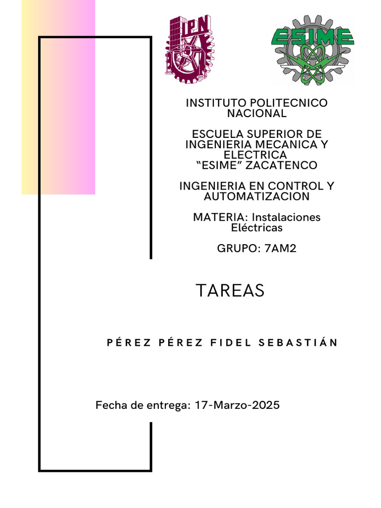 Tarea2 Instalaciones PPFS 7AM2 | PDF