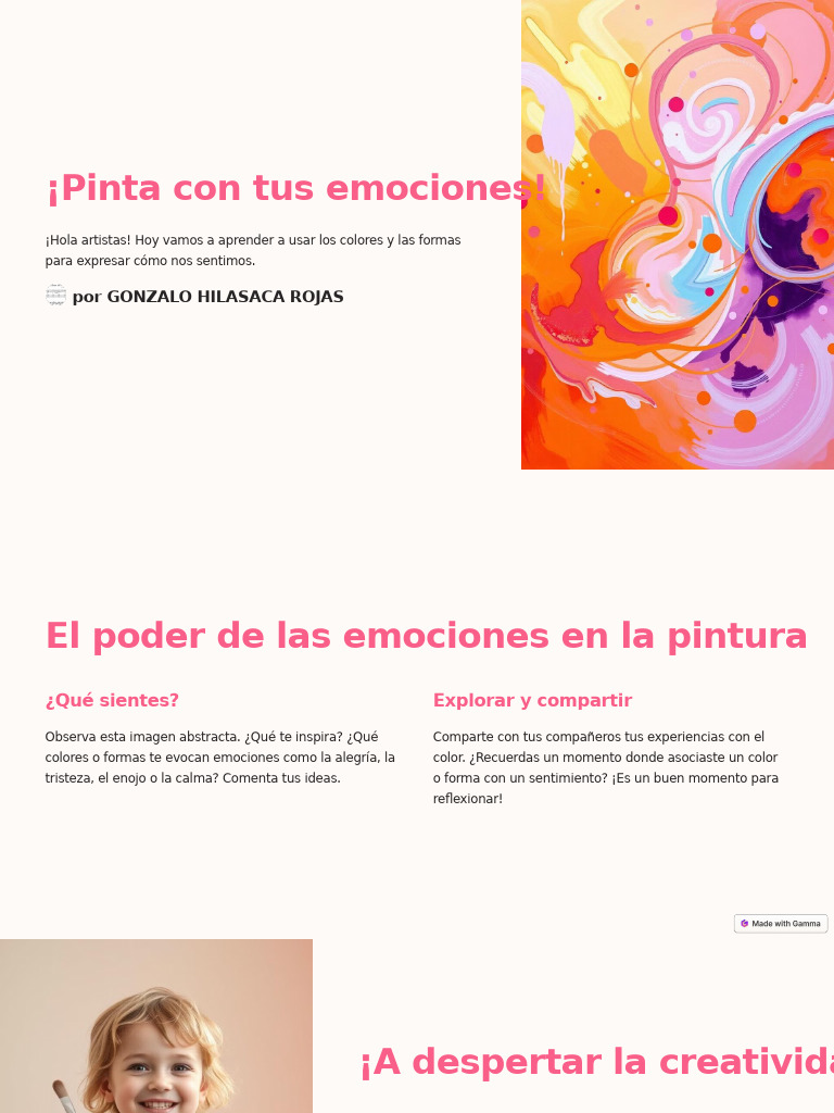 Pinta tus emociones con colores | PDF | Las emociones | Comunicación