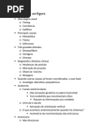 HINTS para Diagnóstico de Vertigem | PDF | Vertigem | Sistema vestibular