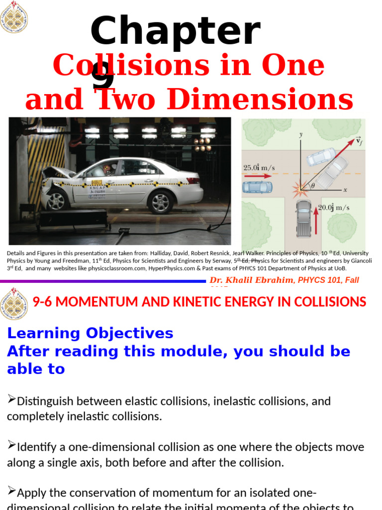 Chapter 9-2 Collisions in One and Two Dimensions | PDF | Collision ...
