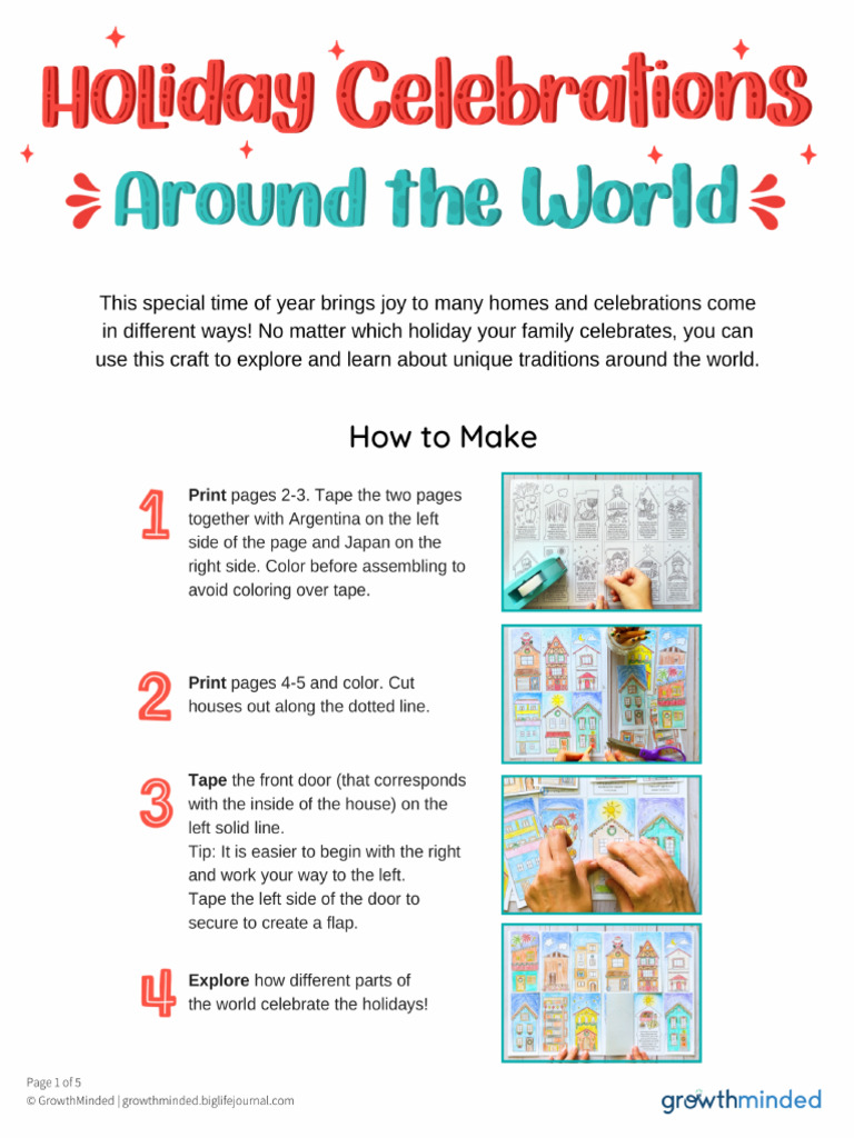 Holiday Celebrations Around The World-GrowthMinded-1699202462 | PDF