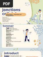 Jonctions Cellulaires et Fonctions | PDF | Membrane cellulaire | Biochimie