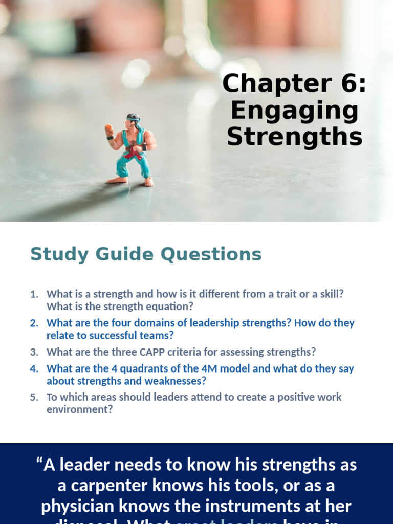 4300 - ch6 - EngagingStrengths - Tagged | PDF | Leadership ...