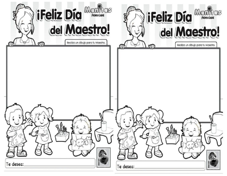 Ficha Dia Del Maestro | PDF