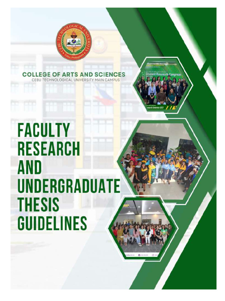 CAS Faculty Research and Undegraduate Thesis Guidelines | PDF ...