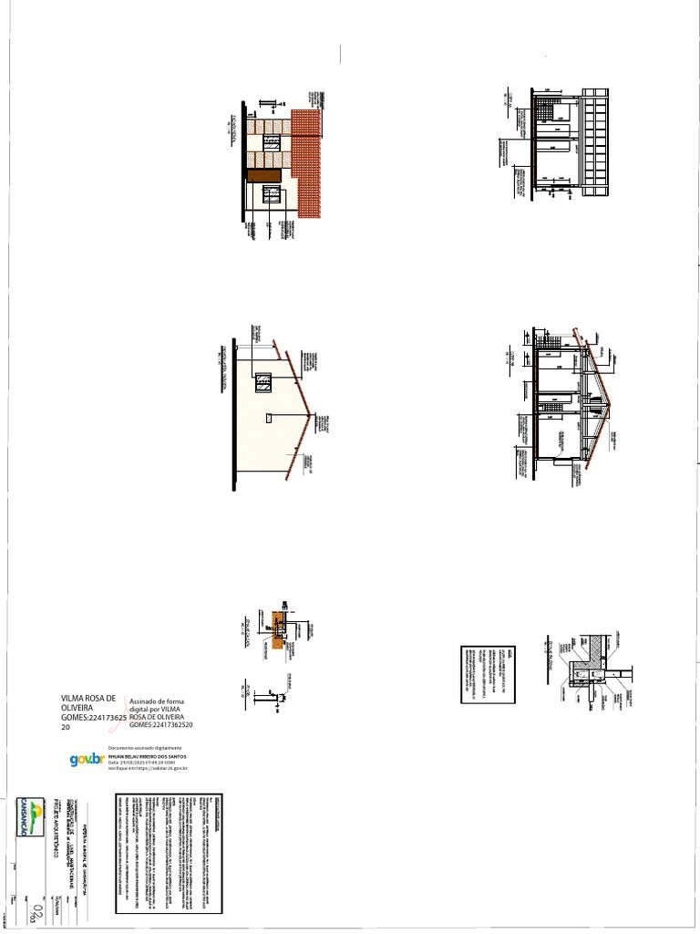 HABITACAO SIMPLES - ARQ1 PARTE 2 Layout1 (1) Assinado-1 | PDF