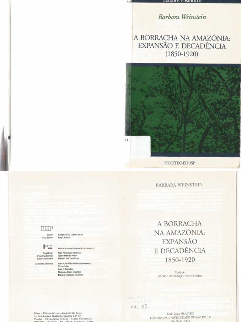 (Cap. 1-2) a Borracha Na Amazônia - Barbara Weinstein | PDF