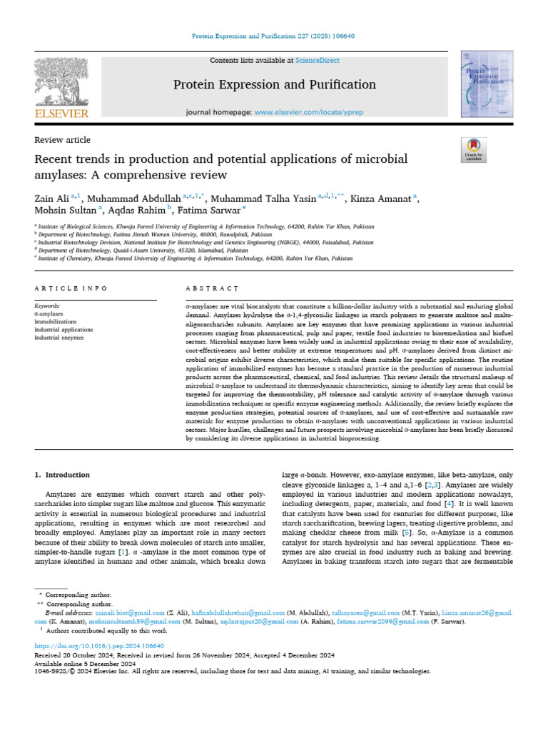 Alfa e Beta Amilase | PDF | Enzyme | Starch