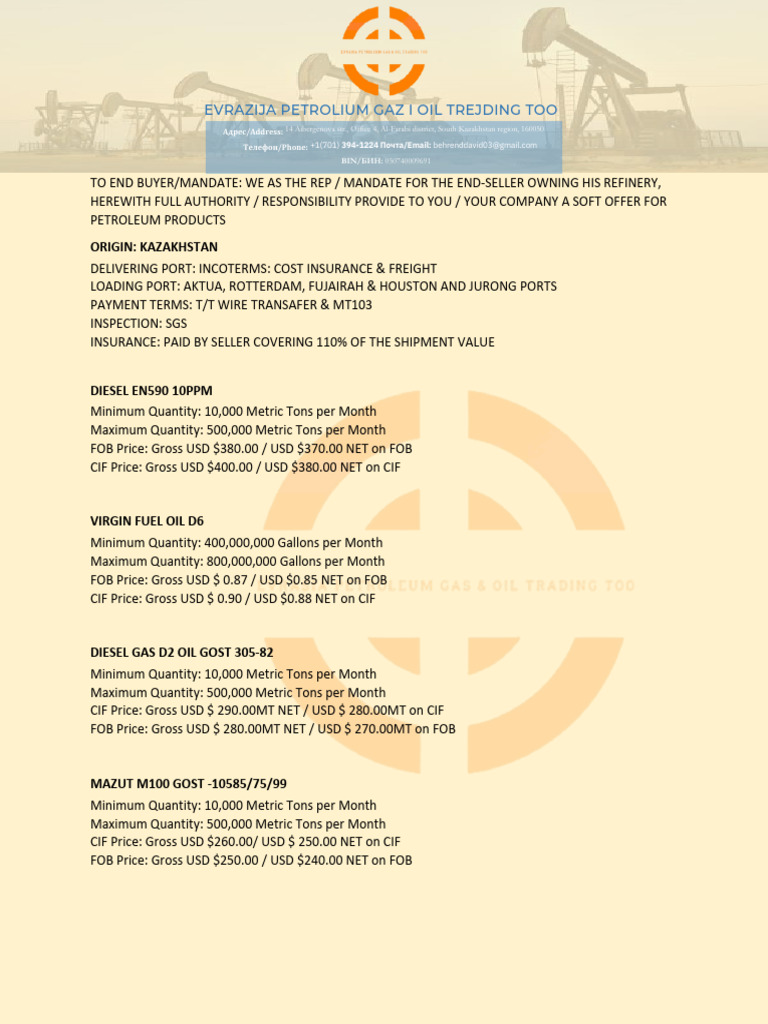 Full Corporate Offer (Sco) PDF | PDF