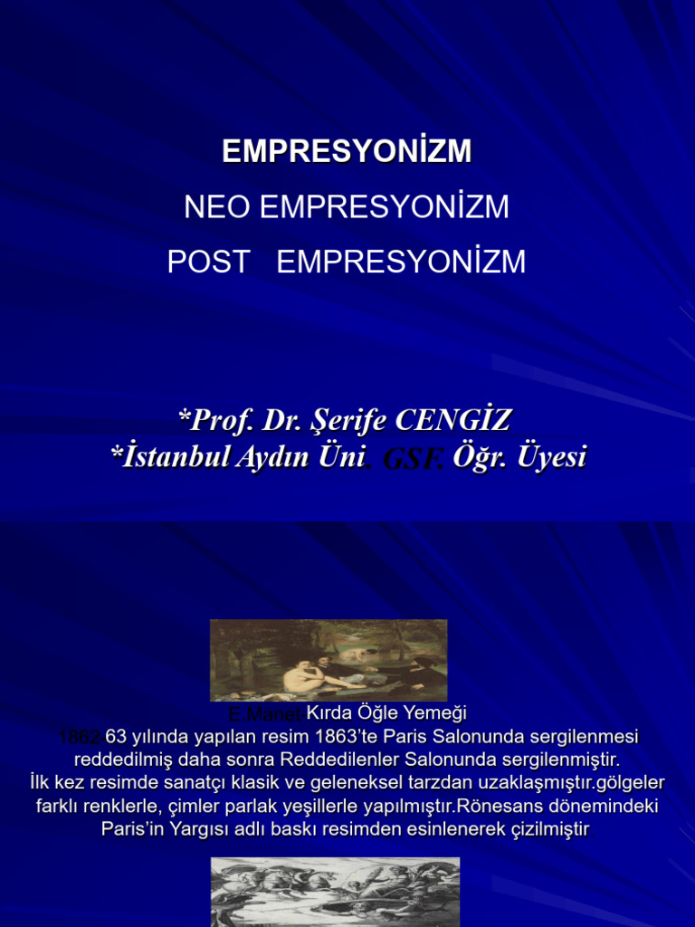 GSF122 Sanat Tarihi II Dersi 5 Hafta Ders Notlaridir | PDF