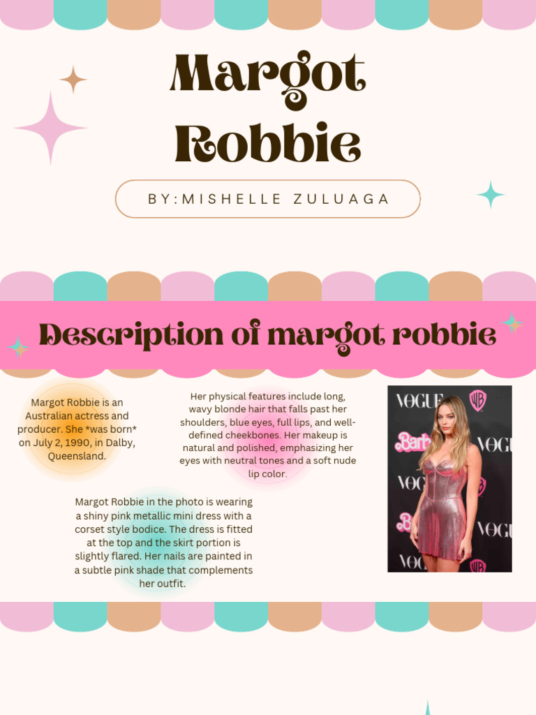 Margot Robbie's Striking Features | PDF