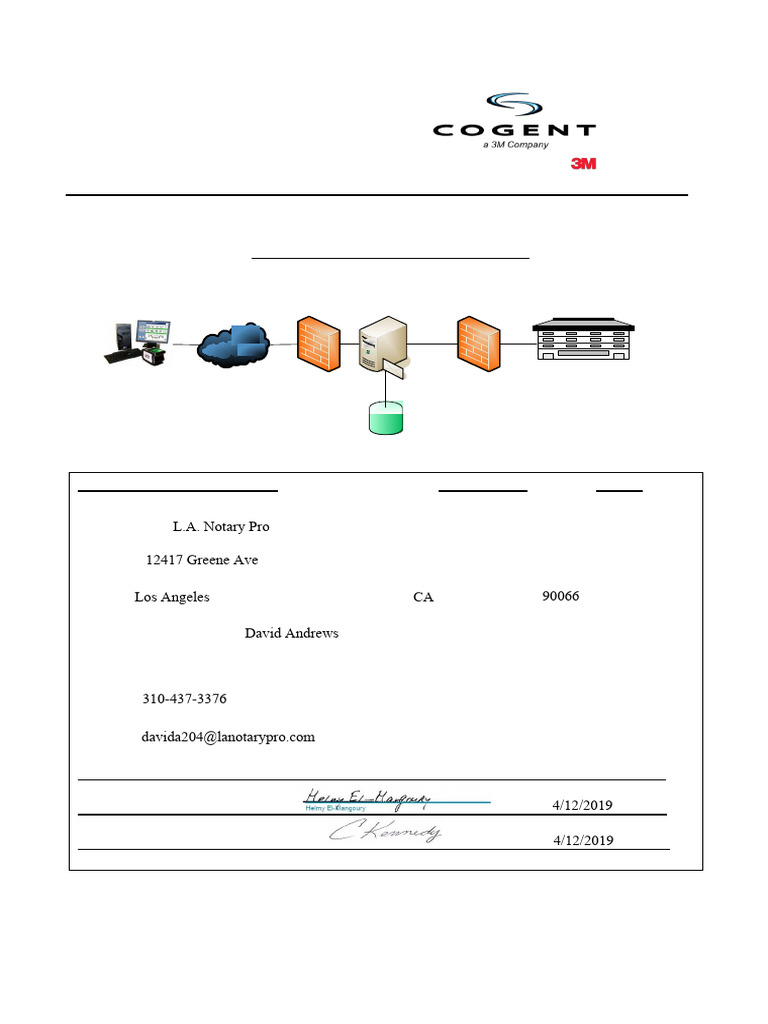 L.A. Notary Pro Connection Diagram | PDF