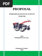Proposal Pengajuan Alat Pertanian | PDF