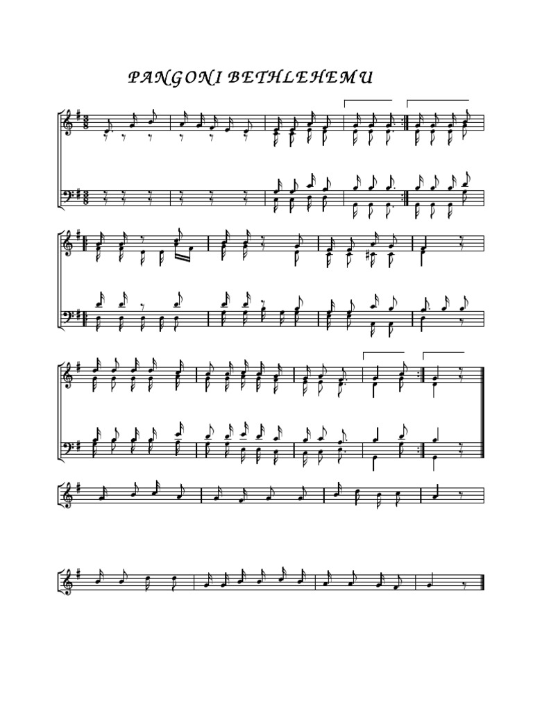 b88b5 Pangoni Bethlehemu | PDF