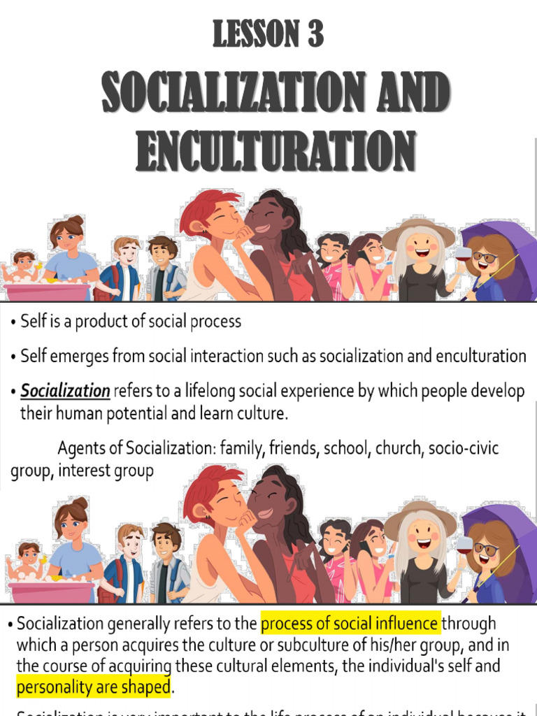 L3. Socialization and Enculturation | PDF