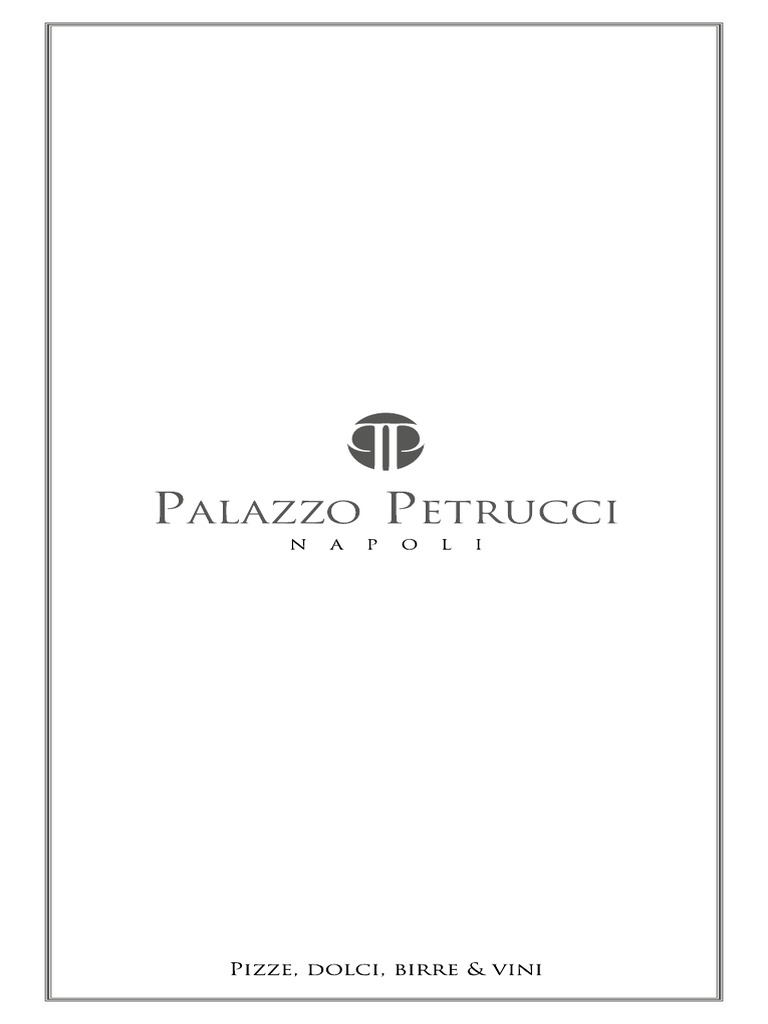 Menu Palazzopetrucci | PDF