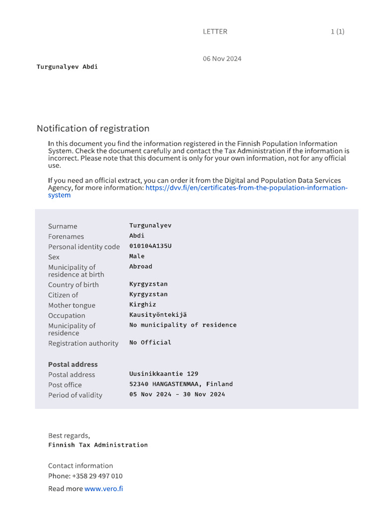 Registration | PDF