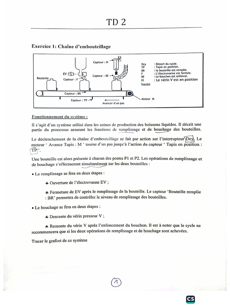 td2 Automatisme | PDF