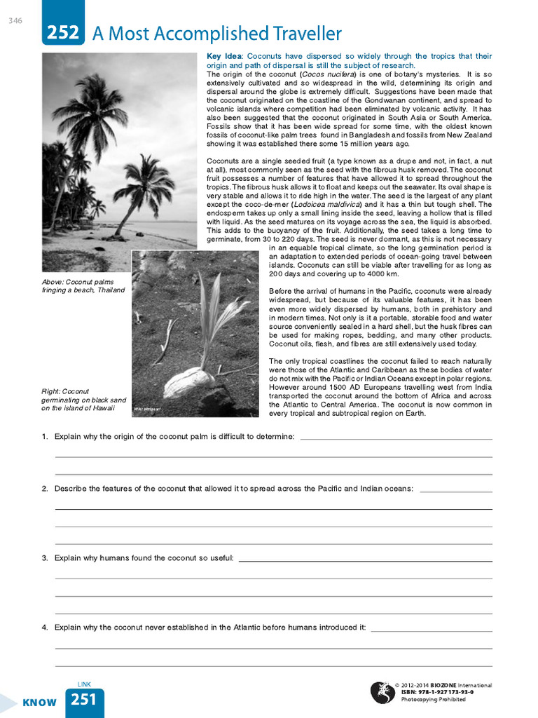 252 A Most Accomplished Traveller | PDF | Coconut | Seed
