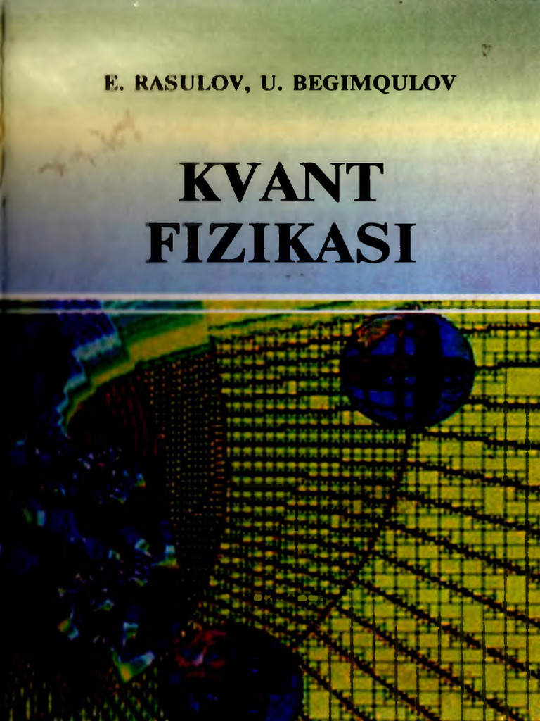 NamDU ARM 161 Kvant Fizikasi II Qism | PDF