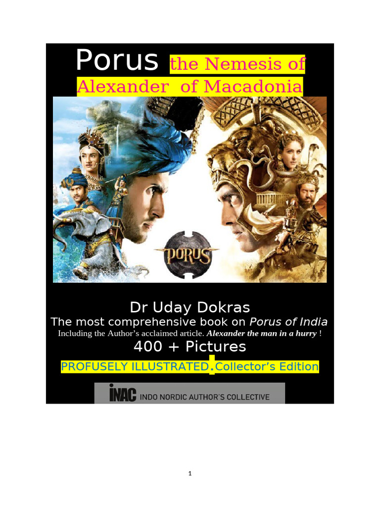 Porus the Nemesis of Alexander of Macadonia BOOK | PDF | Mahabharata ...