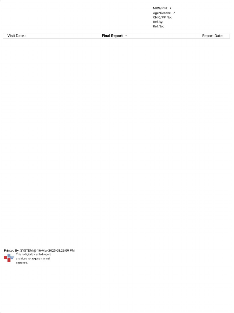 PatientReportPDF | PDF