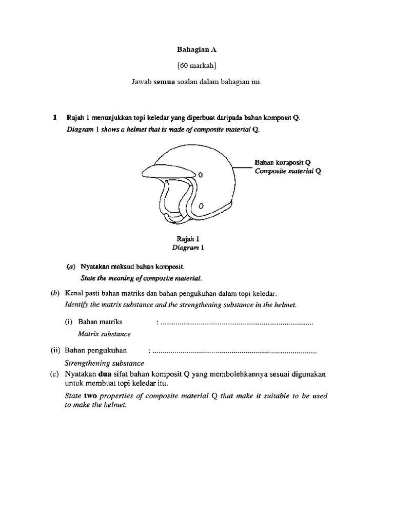 SPM 2023 Chemistry Paper 2 Questions | PDF