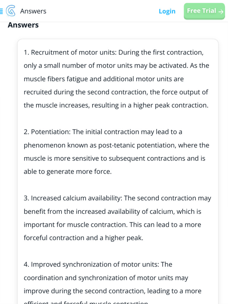 Answers to enumerate the reason why in a summation the second peak of ...