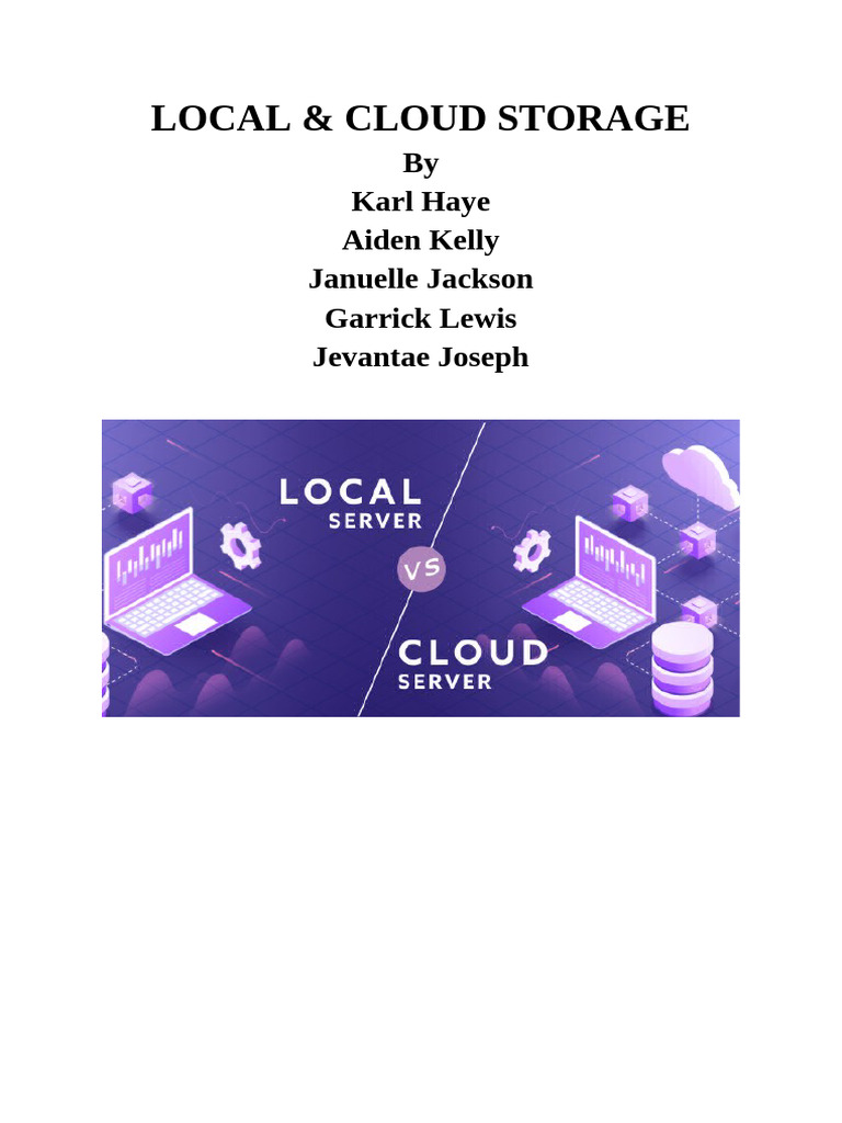 Cloud & Local Storage | PDF | Cloud Computing | Computer Data Storage