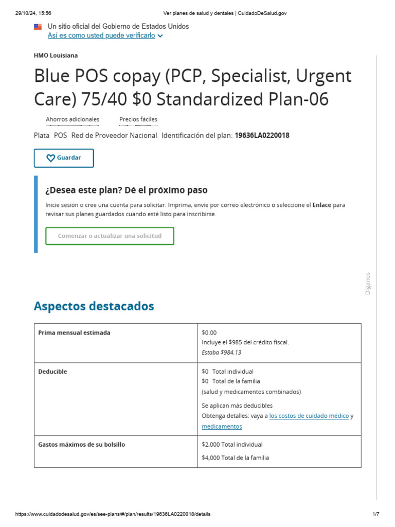 Plan HMO Louisiana Ada Renovacio 20205 | PDF | Hospital | Cuidado de la ...