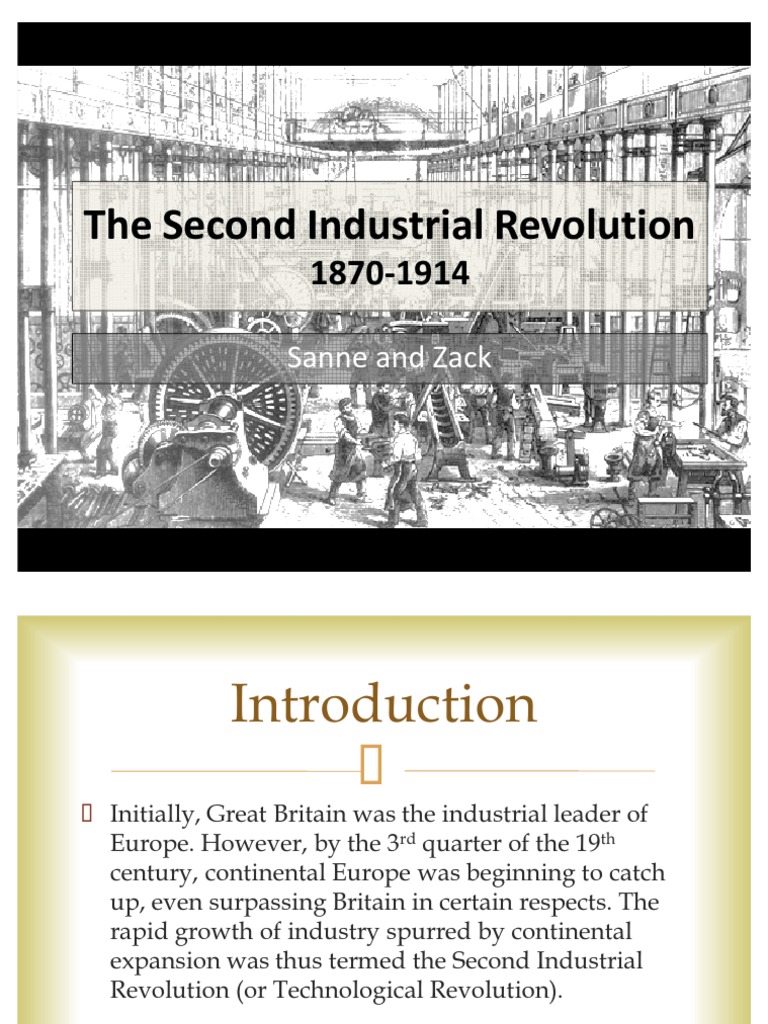 Second Industrial Revolution Overview | PDF