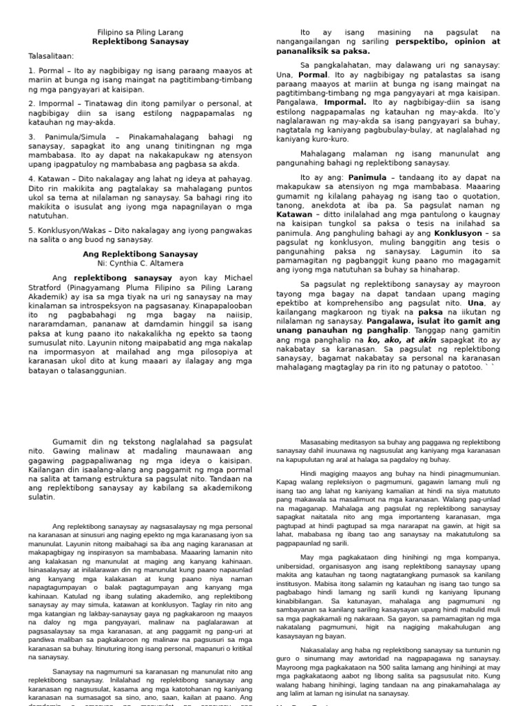 Fil Modyul 3.1 | PDF