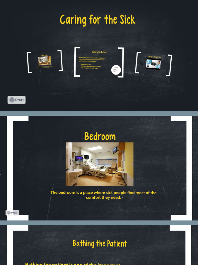 Bathing The Patient - Making An Occupied Bed | PDF