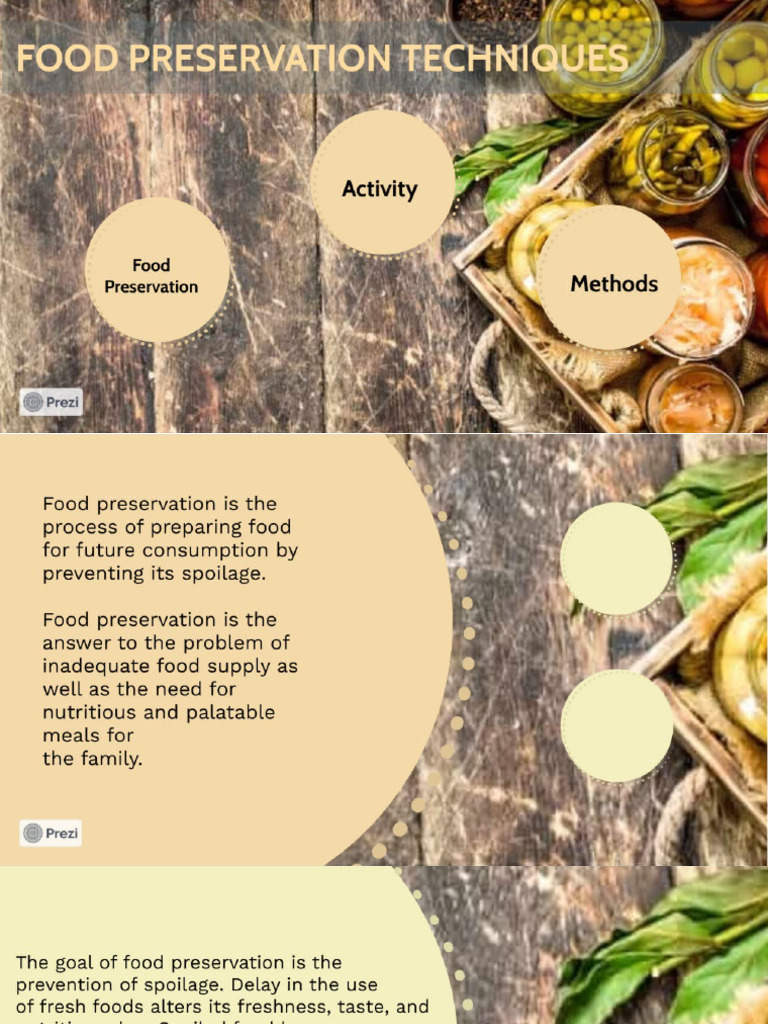 Food Preservation Techniques | PDF