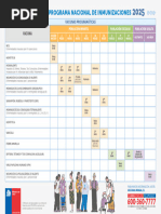 Calendario PNI 2024 | PDF | Vacunas | Especialidades Medicas