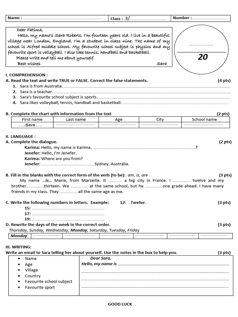 Test 1 Term1 (Units 1 and 2) 9 Grade | PDF