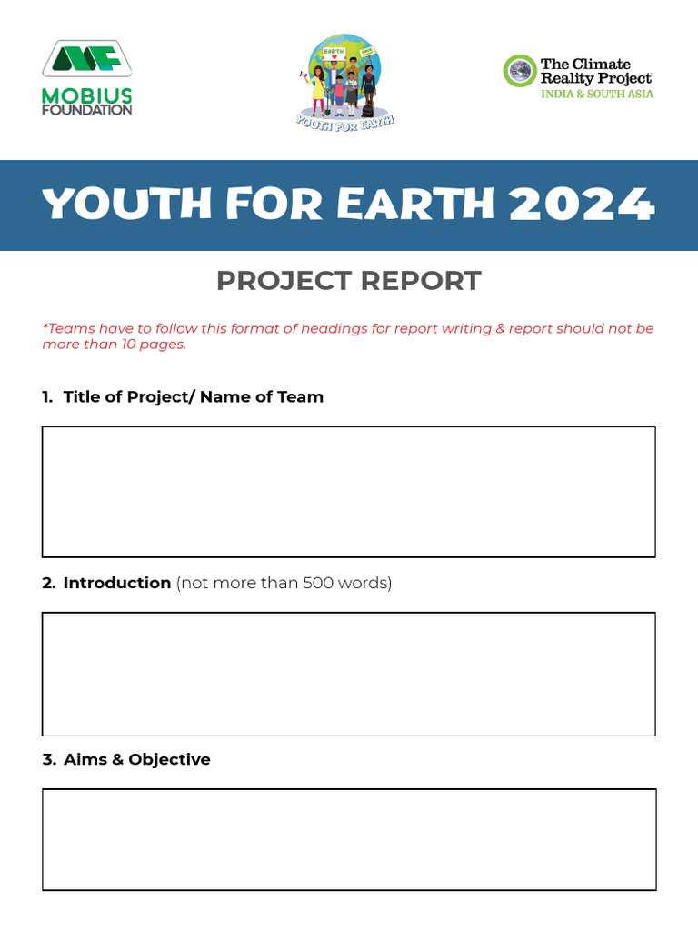 Project Report Form 2024 | PDF