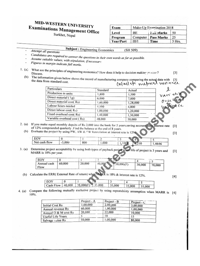 Back+regular Fifth Sem Computer 2074 Ok | PDF