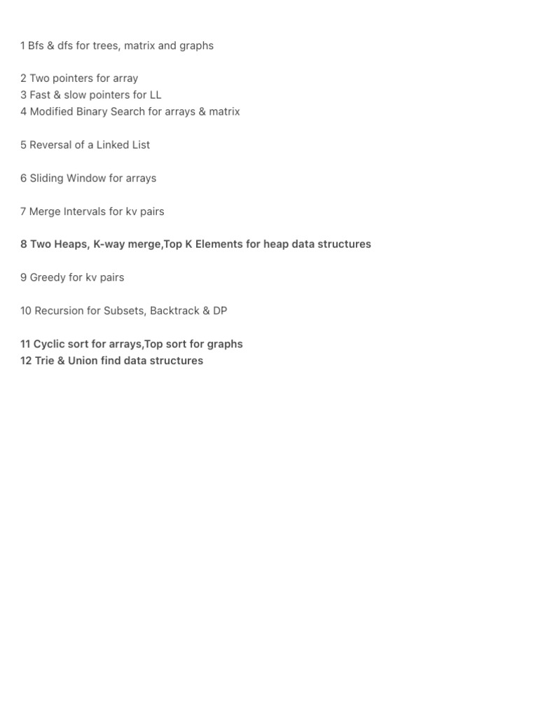 1 Bfs & Dfs For Trees, Matrix and Graphs | PDF